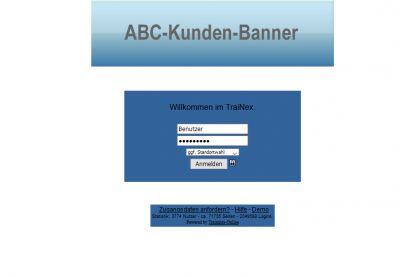 Login-Seite – TraiNexWiki